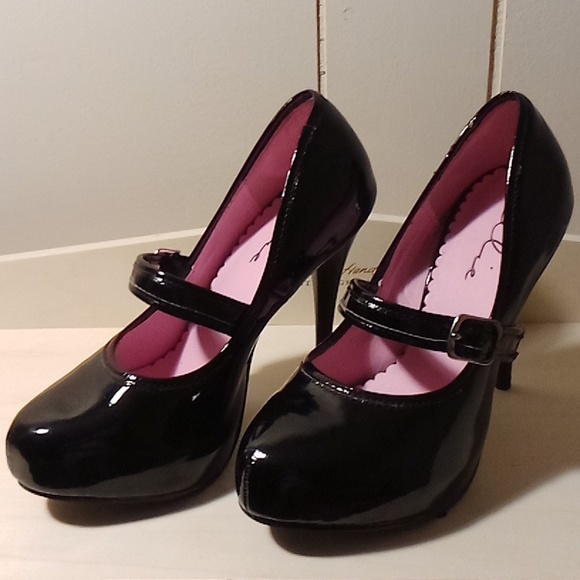 Ellie | Shoes | Ellie Black Patent Heels | Poshmark